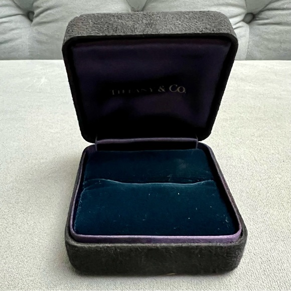 Tiffany & Co. | Storage & Organization | Tiffany Co Black Suede Ring ...